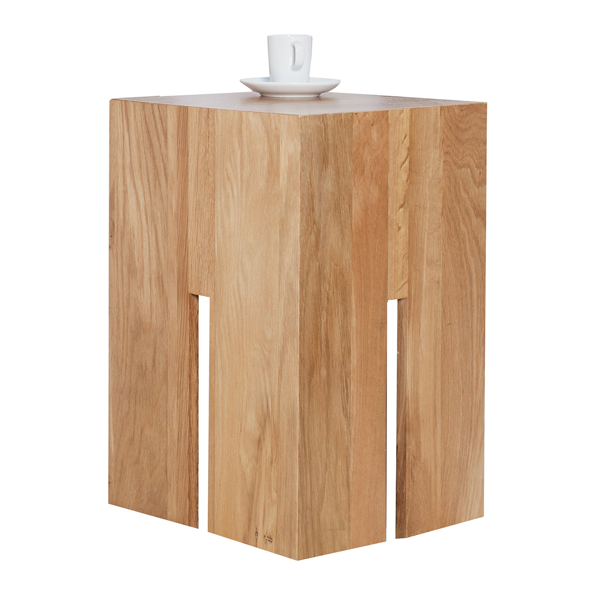 Stool side table CASTLE 45cm wild oak – Invicta Interior