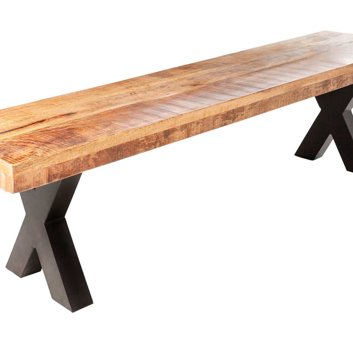 Bench IRON CRAFT 160cm mango wood natural – Invicta Interior