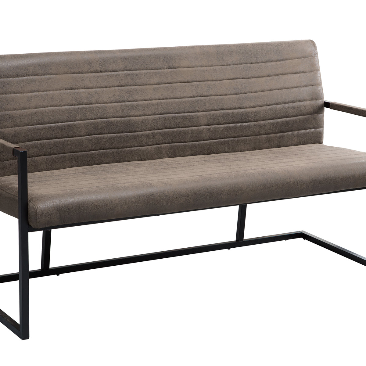 Bench LOFT 160cm microfibre vintage taupe – Invicta Interior