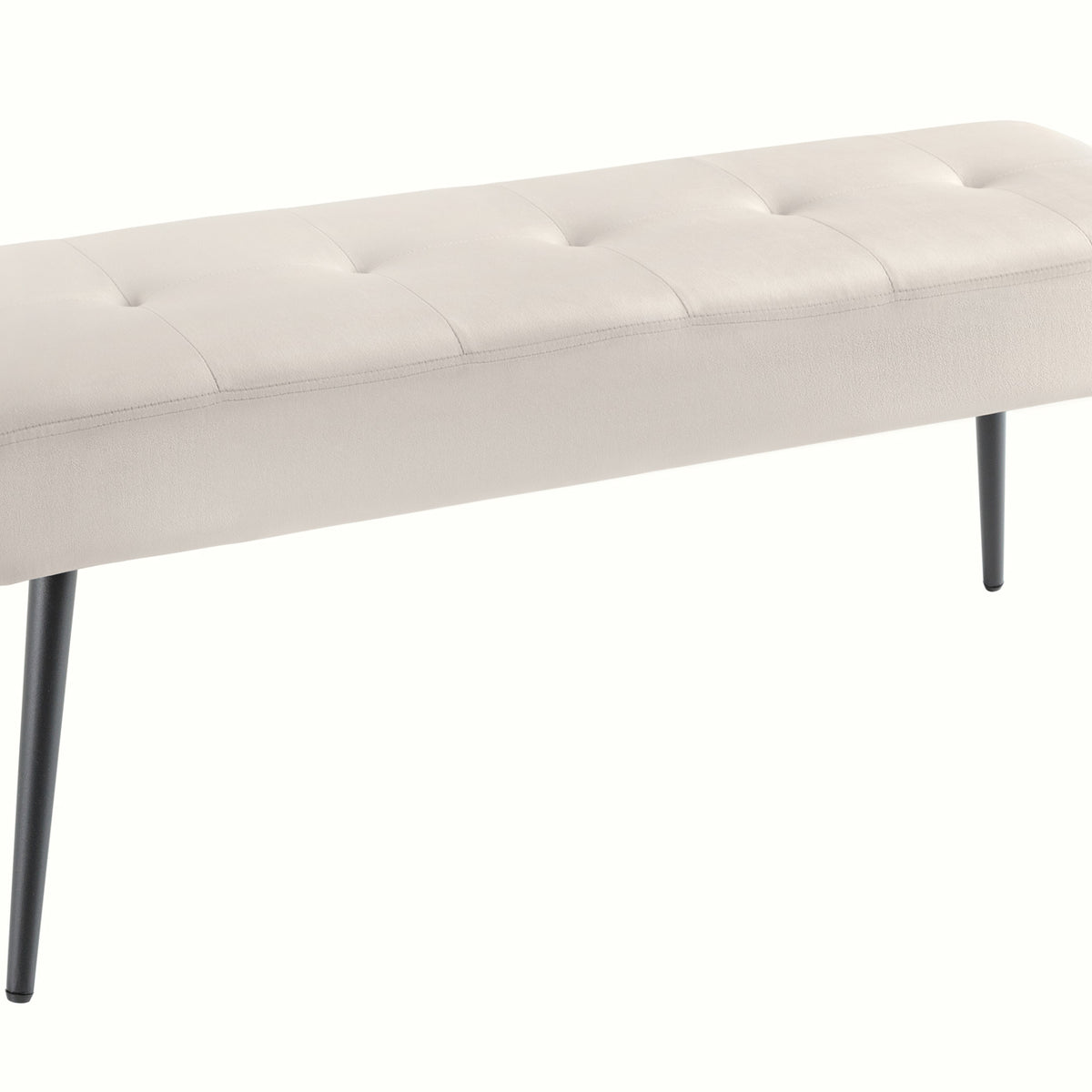 Bench BOUTIQUE 100cm velvet champagne – Invicta Interior