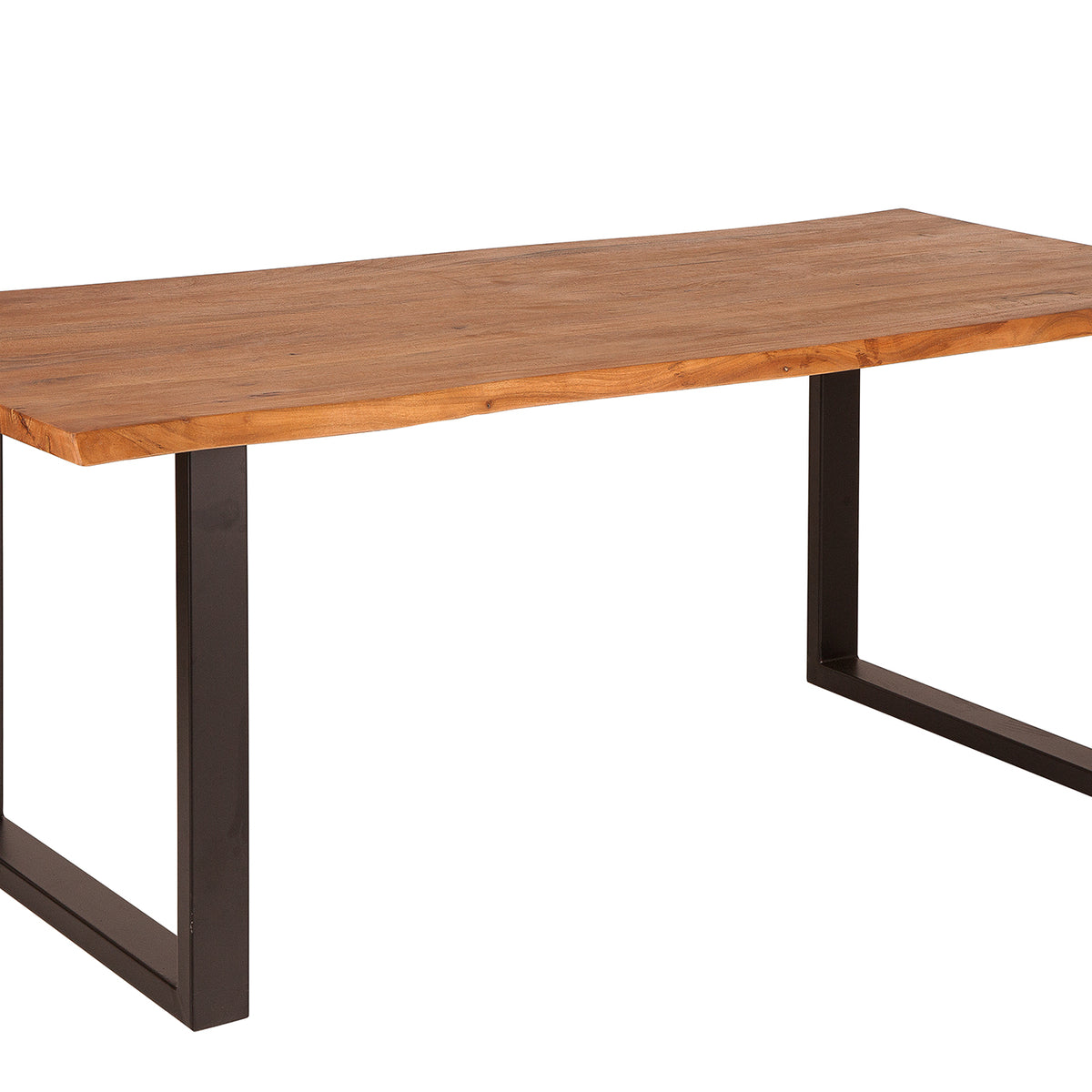 Dining table MAMMUT 200cm U-legs 35mm acacia wood – Invicta Interior