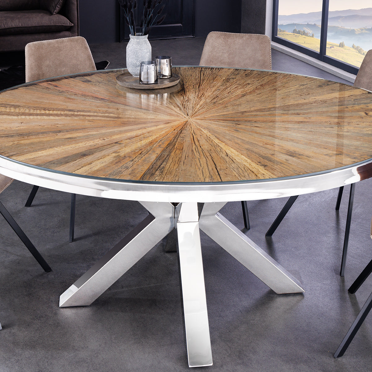 Round Dining Tables – Invicta Interior