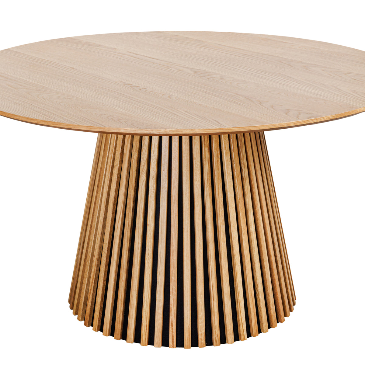 Dining table VALHALLA WOOD Ø 120cm round oak – Invicta Interior