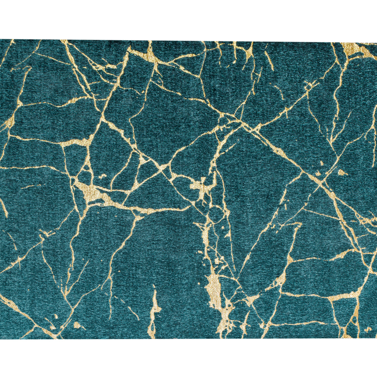 Carpet MARBLE 160x240cm green teal gold – Invicta Interior