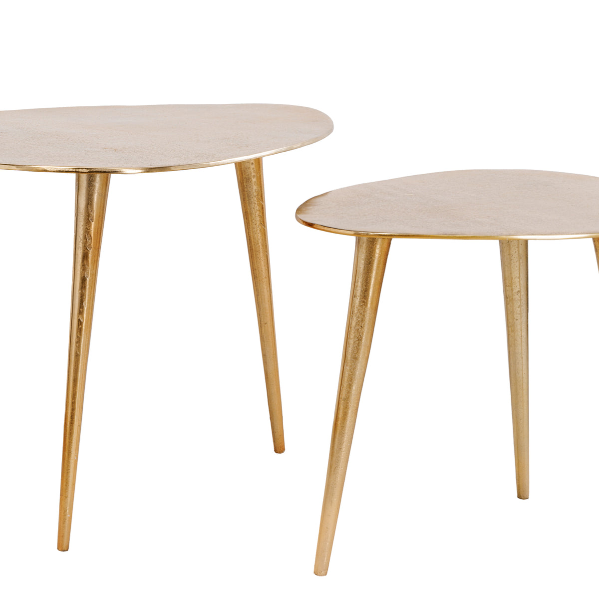 Coffee table ELEMENTS set of 2 gold – Invicta Interior