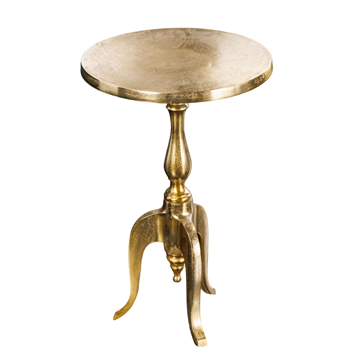 Side table JARDIN Ø 55cm round baroque style gold – Invicta Interior