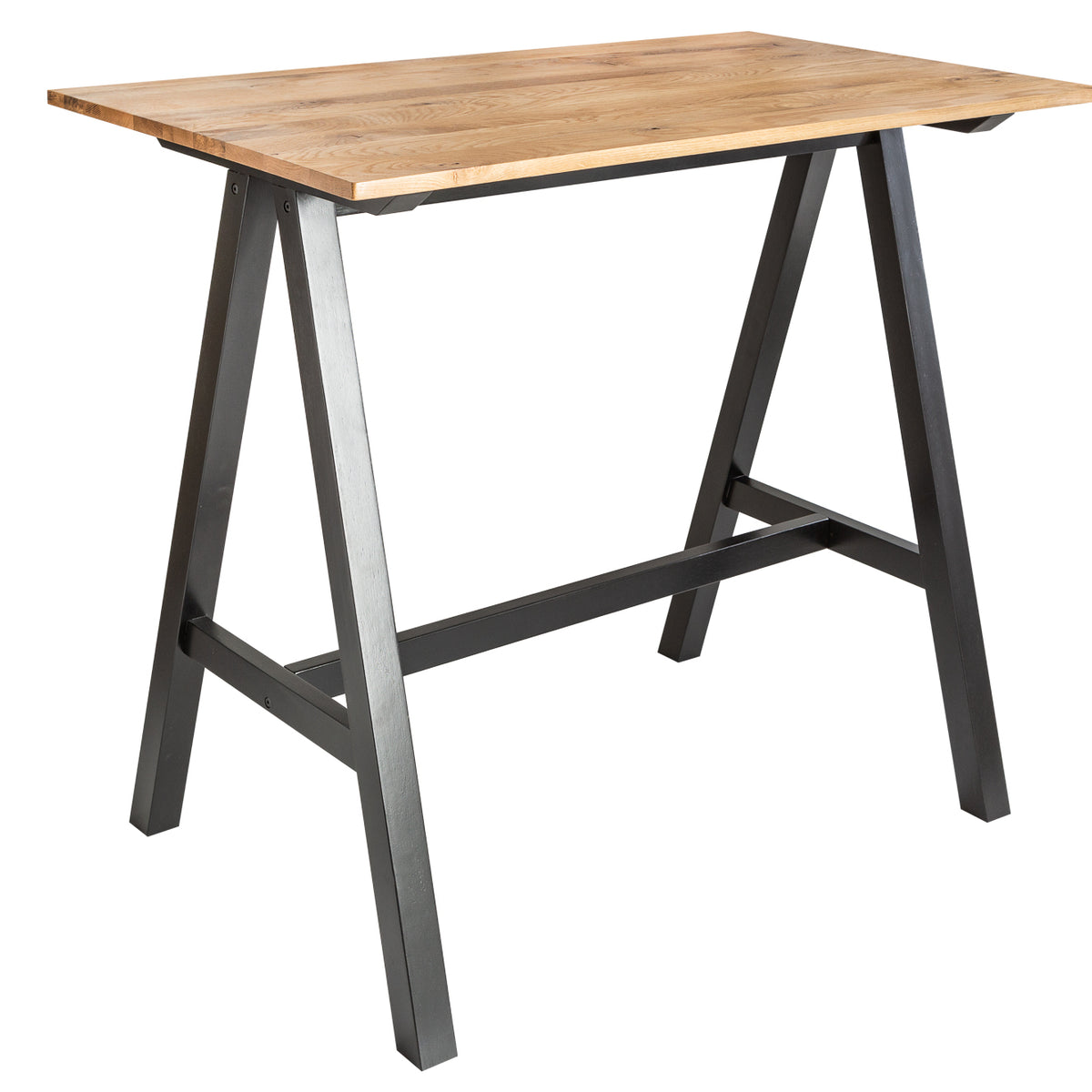 Bar bistro table CASTLE 120cm wild oak natural – Invicta Interior