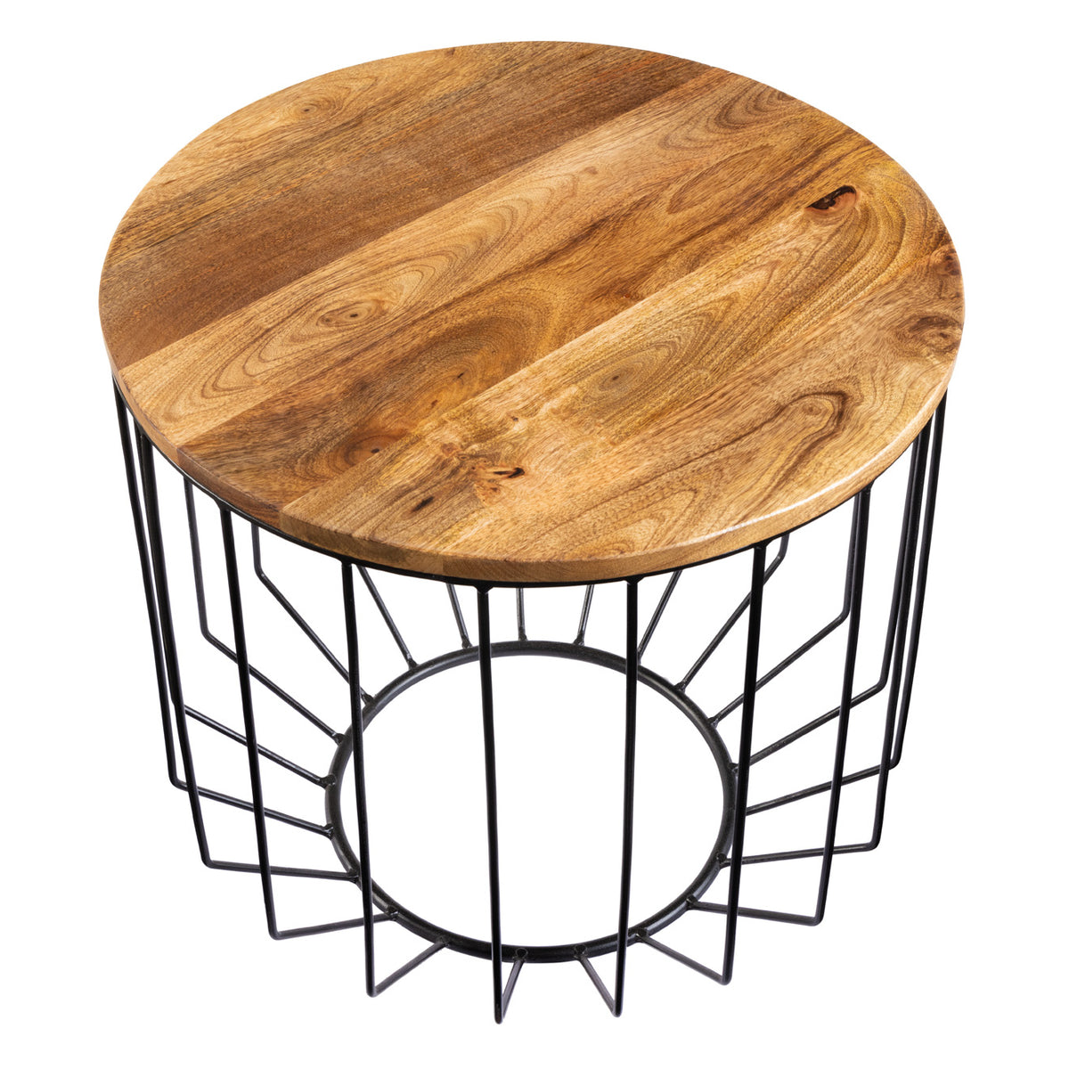 Coffee table FACTORY LOFT 50cm mango wood natural – Invicta Interior