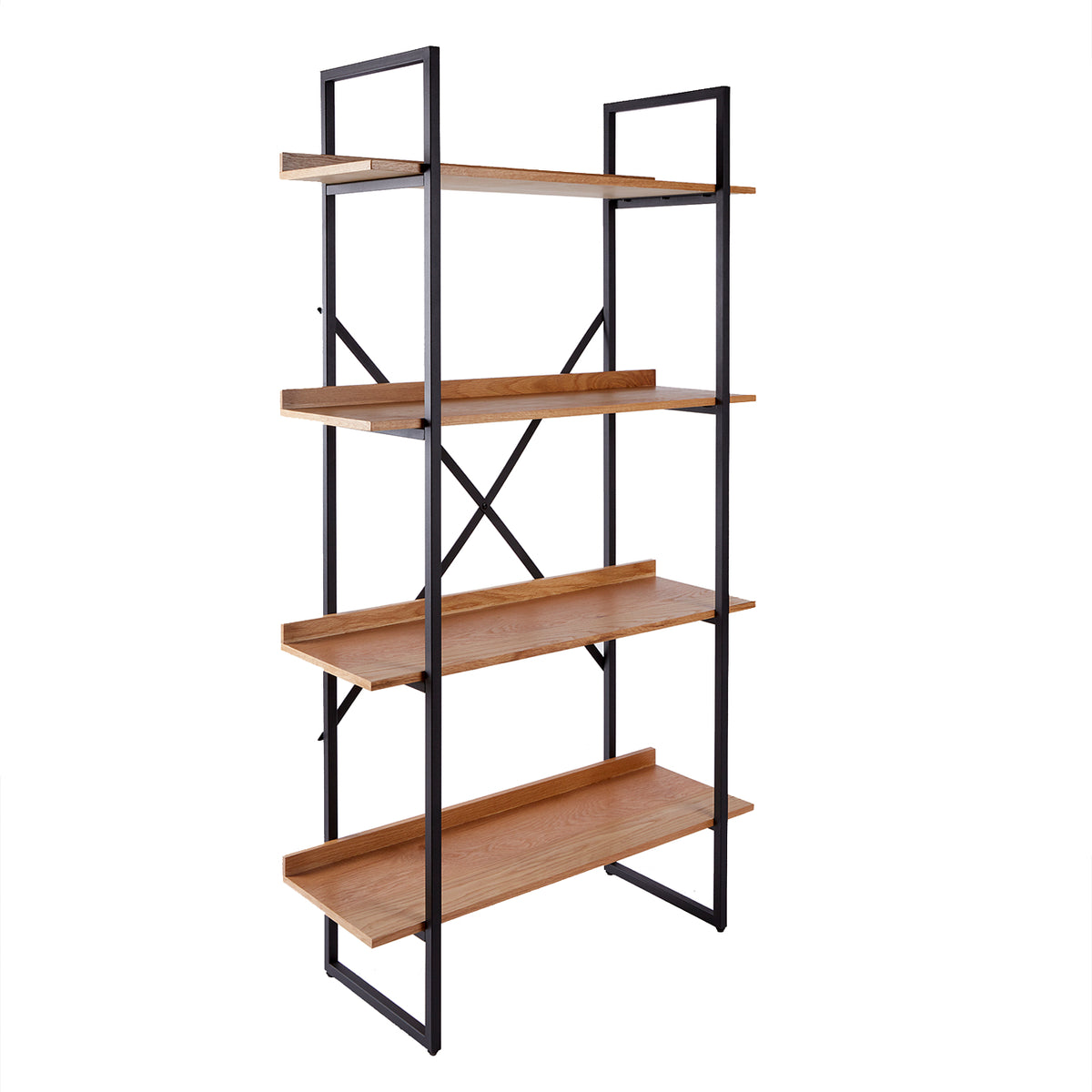 Shelf FACTORY 166cm oak wood – Invicta Interior
