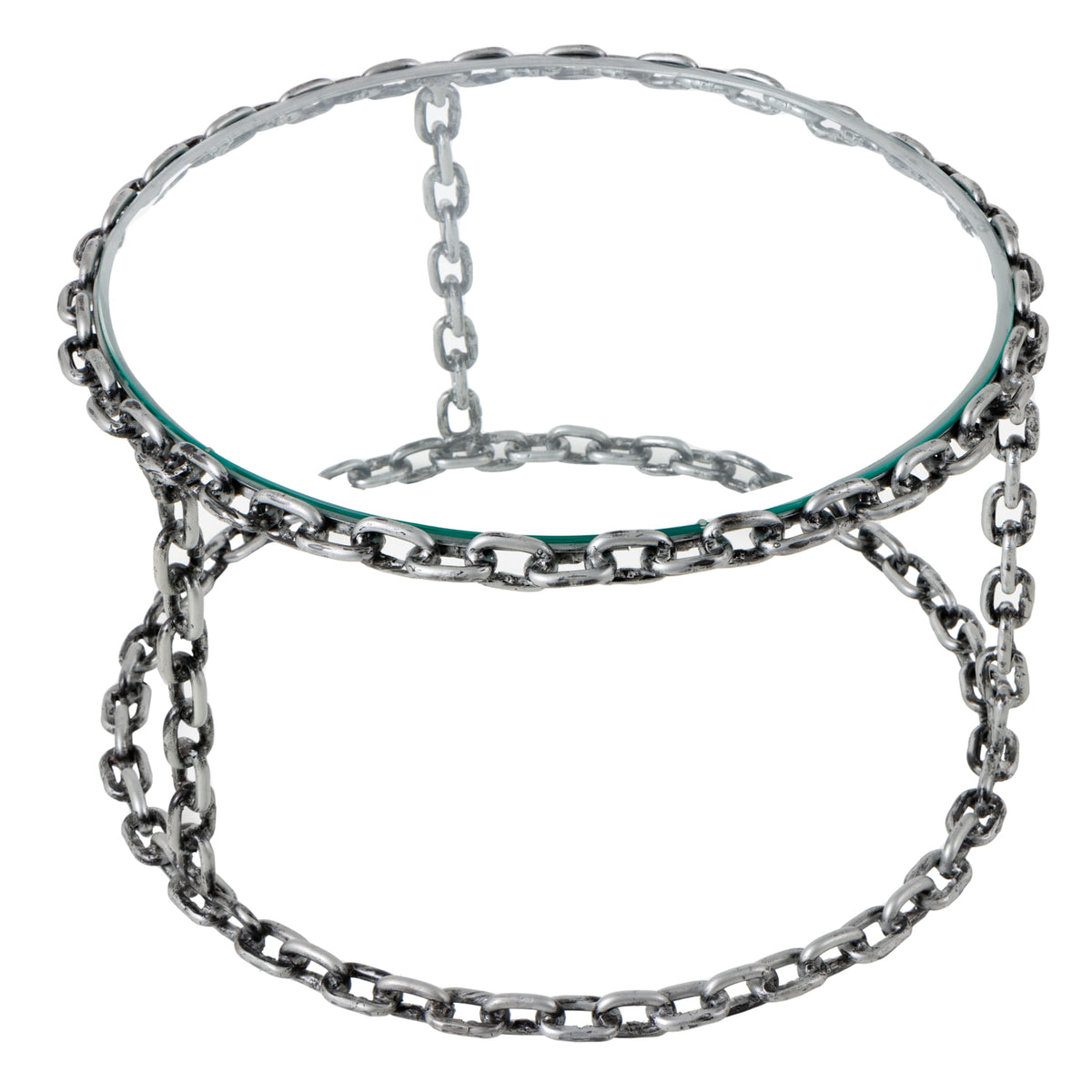 Coffee table CHAIN 65cm w/ glass plate – Invicta Interior