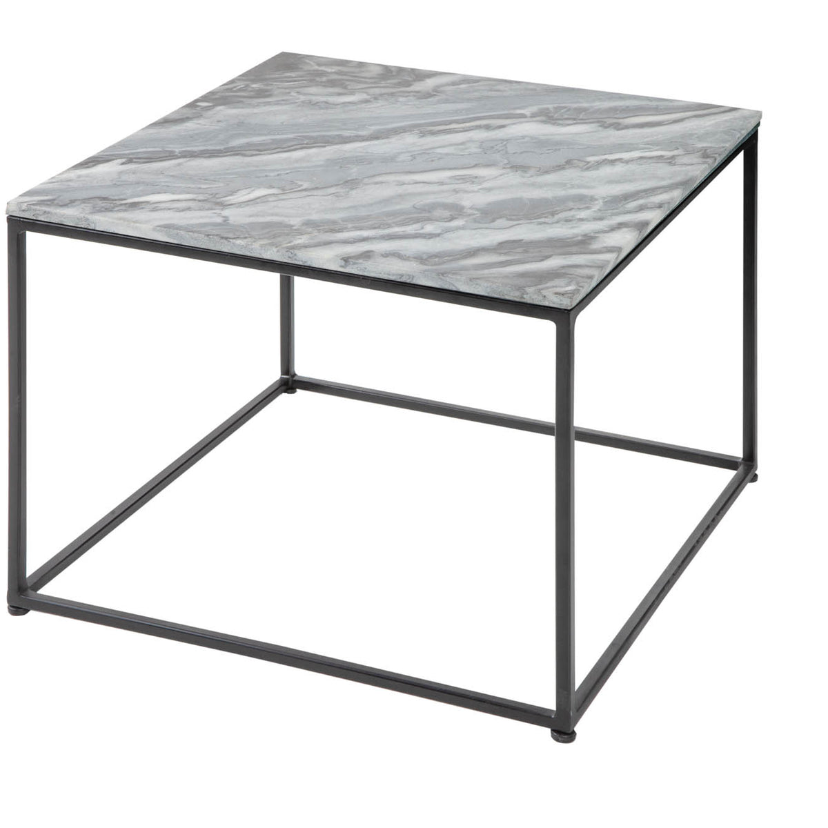 Coffee table ELEMENTS 50cm marble grey – Invicta Interior