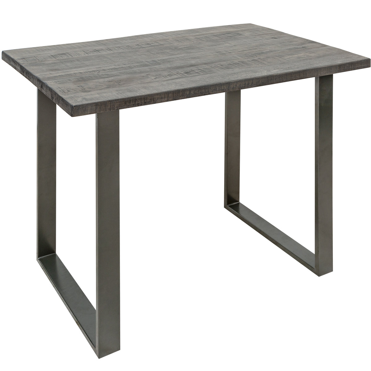 Bar table IRON CRAFT 120cm mango grey industrial style – Invicta Interior