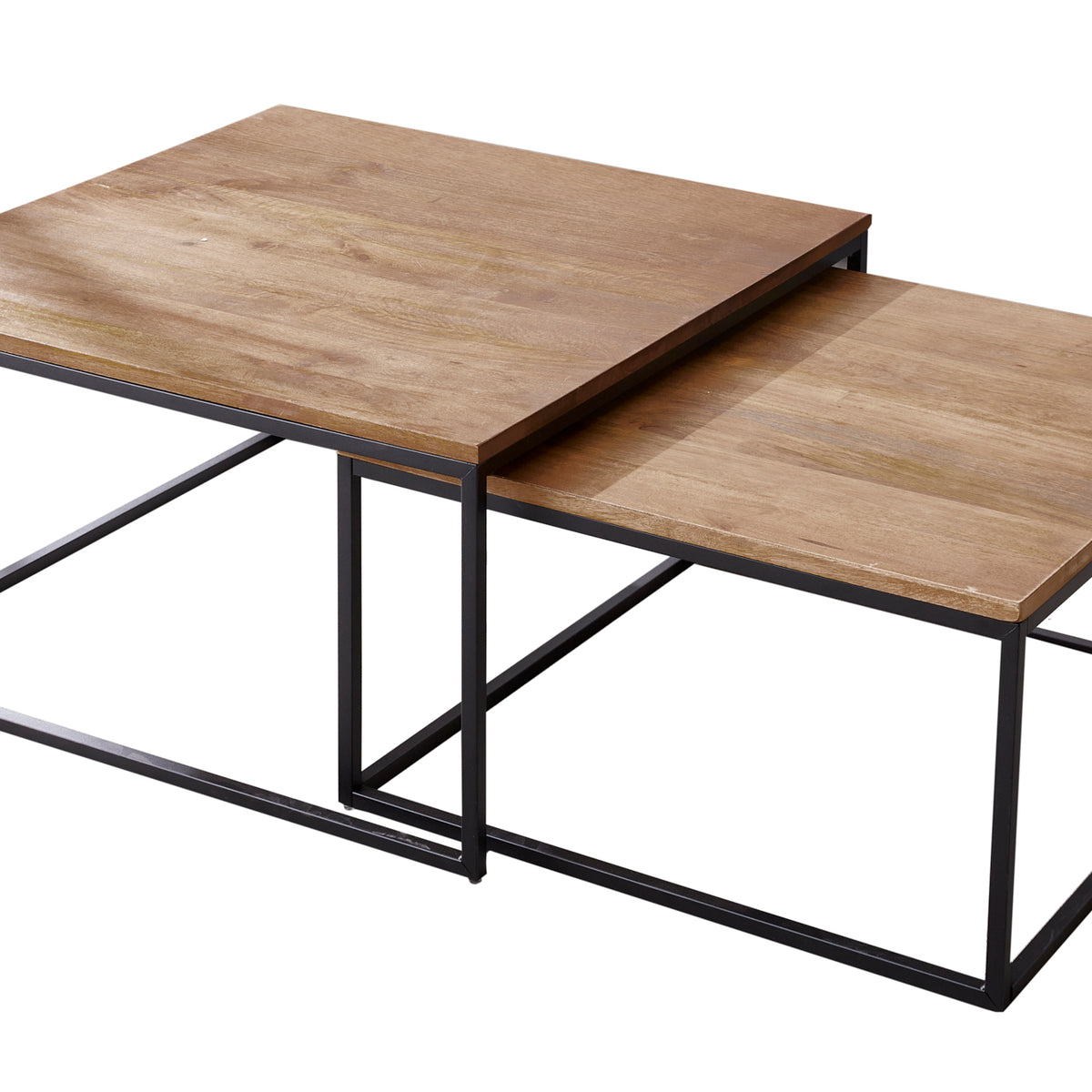 Set of 2 frames black for coffee table ELEMENTS – Invicta Interior