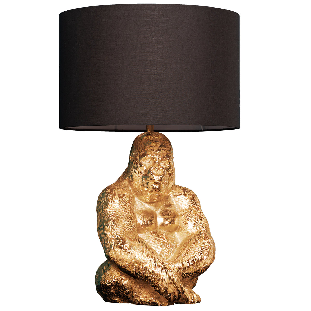 Lamp GORILLA 60cm gold w/o lampshade – Invicta Interior