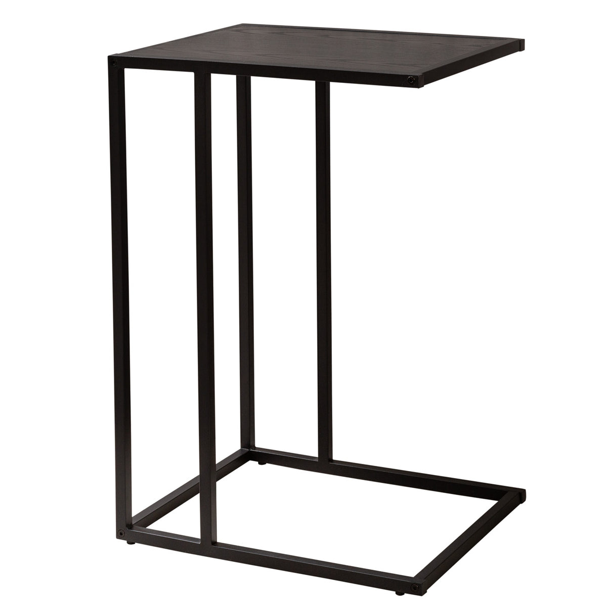 Side table SLIM LINE 65cm ash wood look black – Invicta Interior