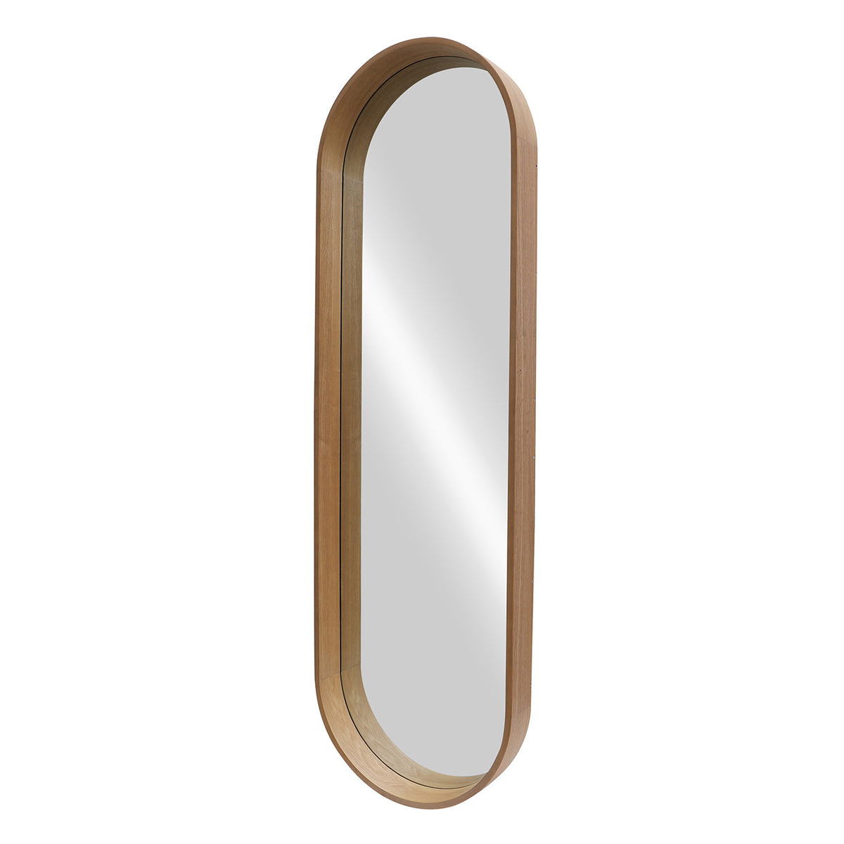 Wall mirrow PORTRAIT 165cm walnut wood veneered – Invicta Interior